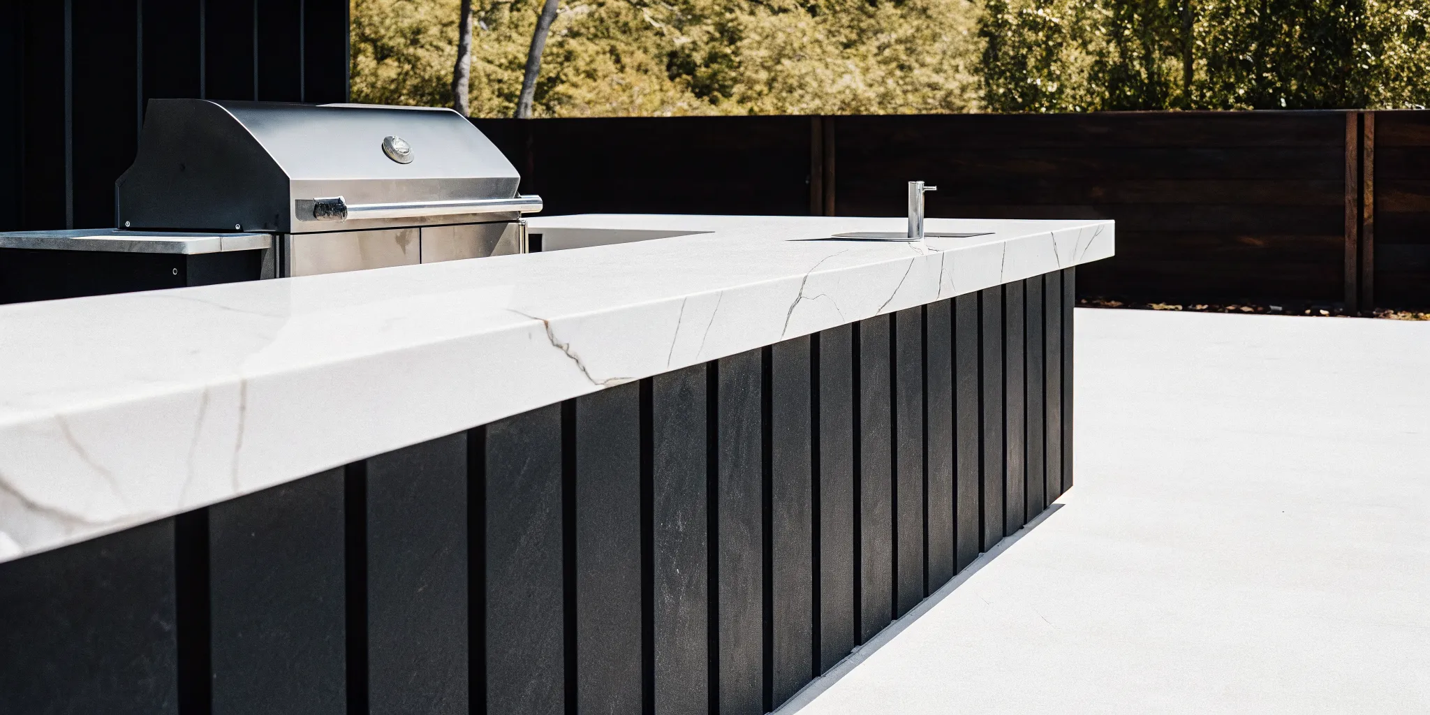 See Florim Outdoor Kitchen Slabs on Long Island